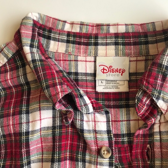 Disney | Tops | Disney Mickey Flannel L | Poshmark